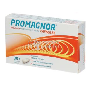 Promagnor Magnésium 30 capsules NF - Magnesium - Pharmacie de Steinfort
